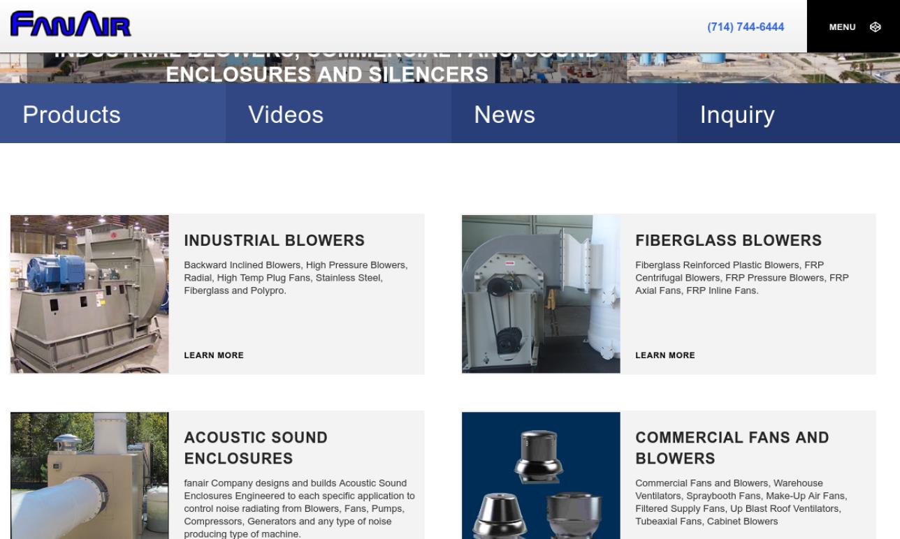 FanAir Company | Blower Manufacturers