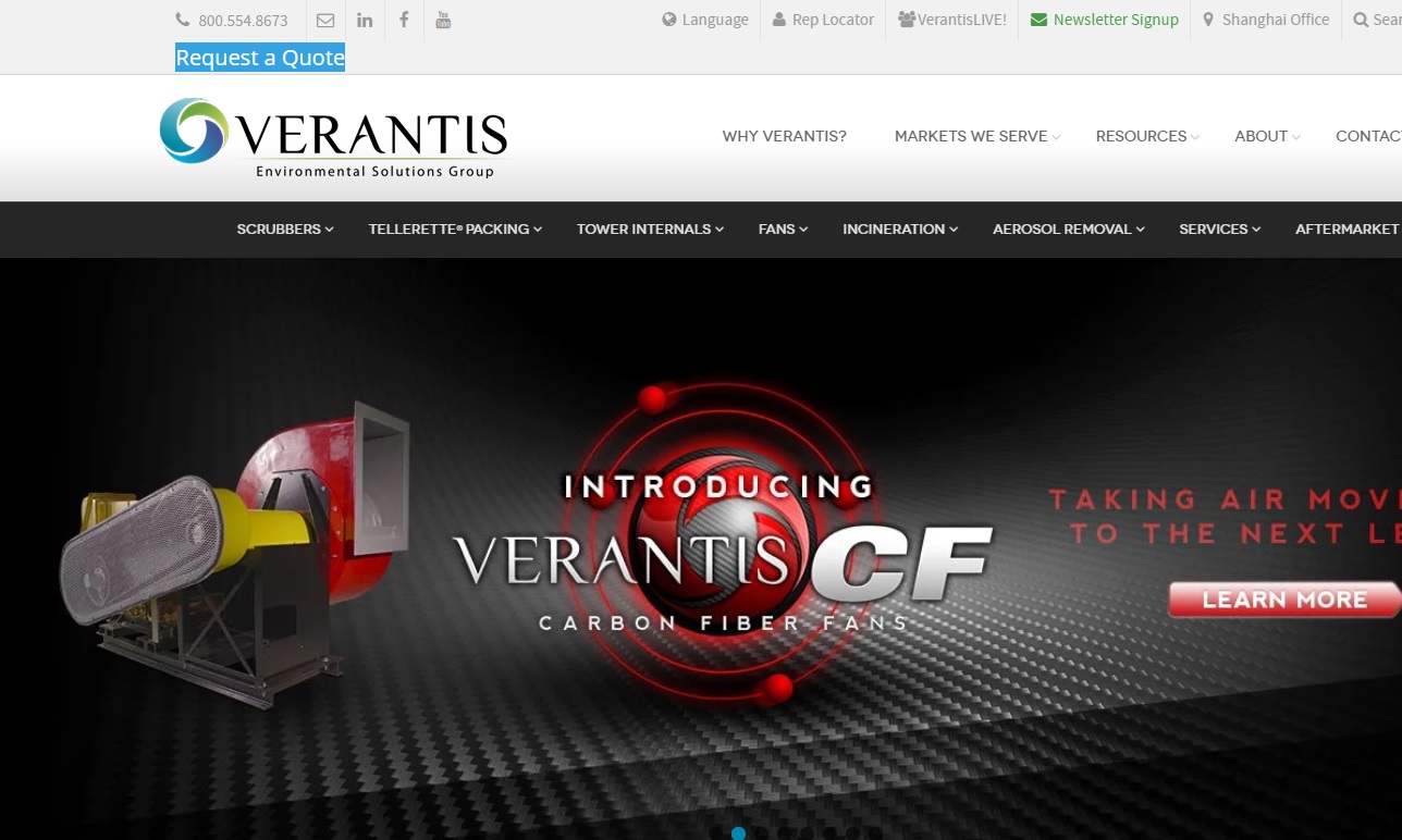 Verantis | Blower Manufacturers