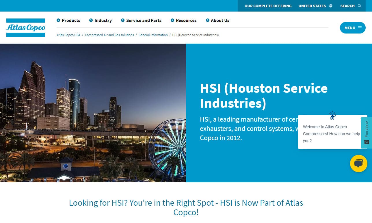 HSI – Houston Service Industries | Blower Manufacturers